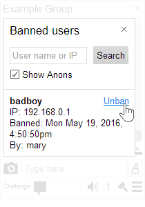 Chatango - Help - group chat